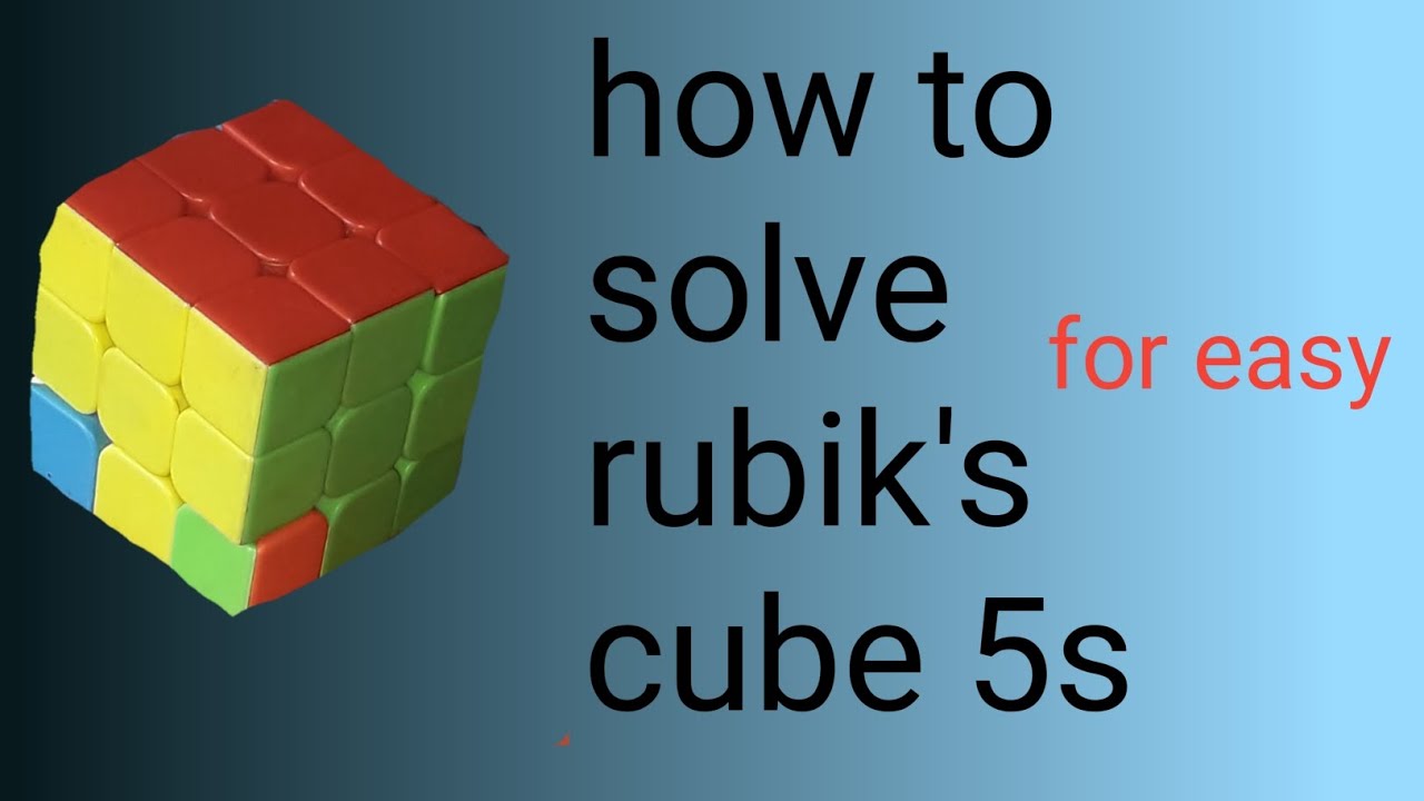 how to solve rubik's cube for 2and layer in bengoli 《5s》 - YouTube