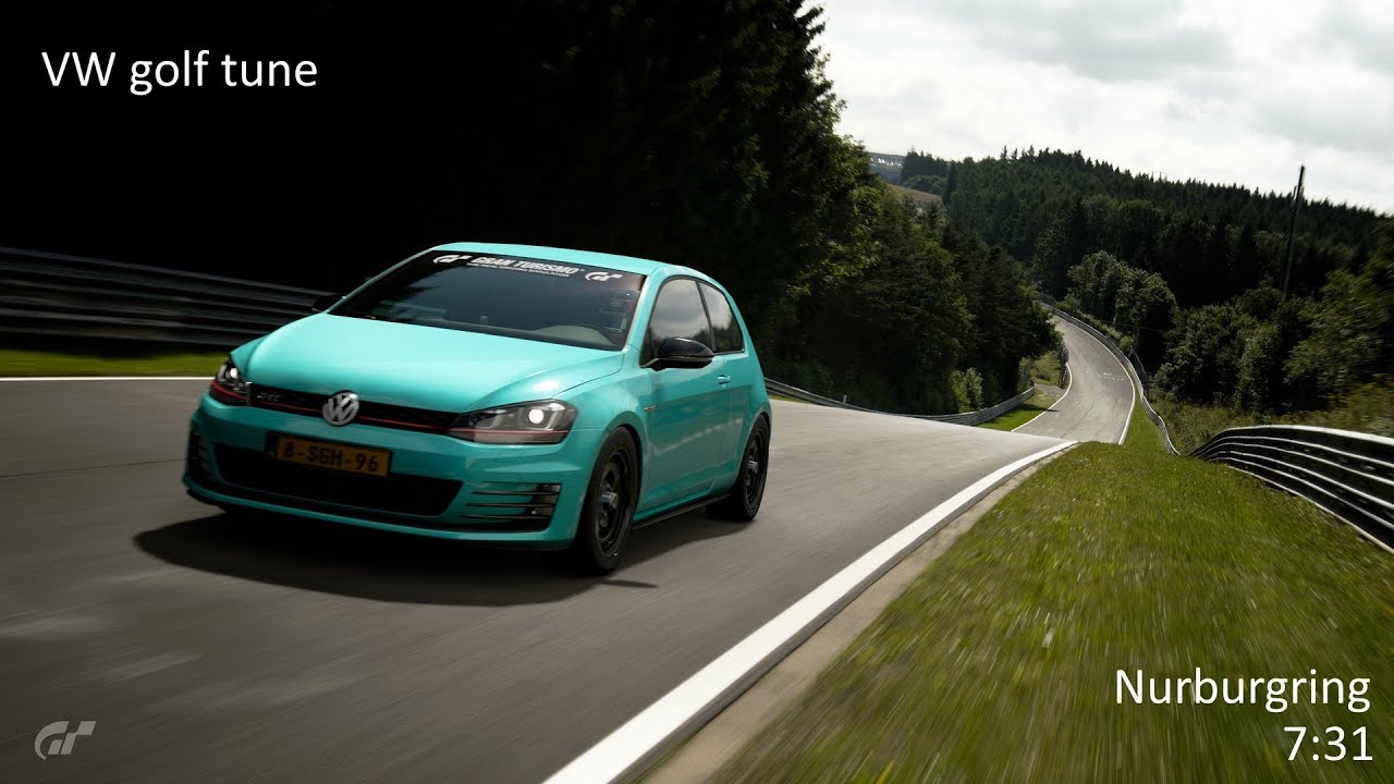 gt sport vw golf tune - YouTube