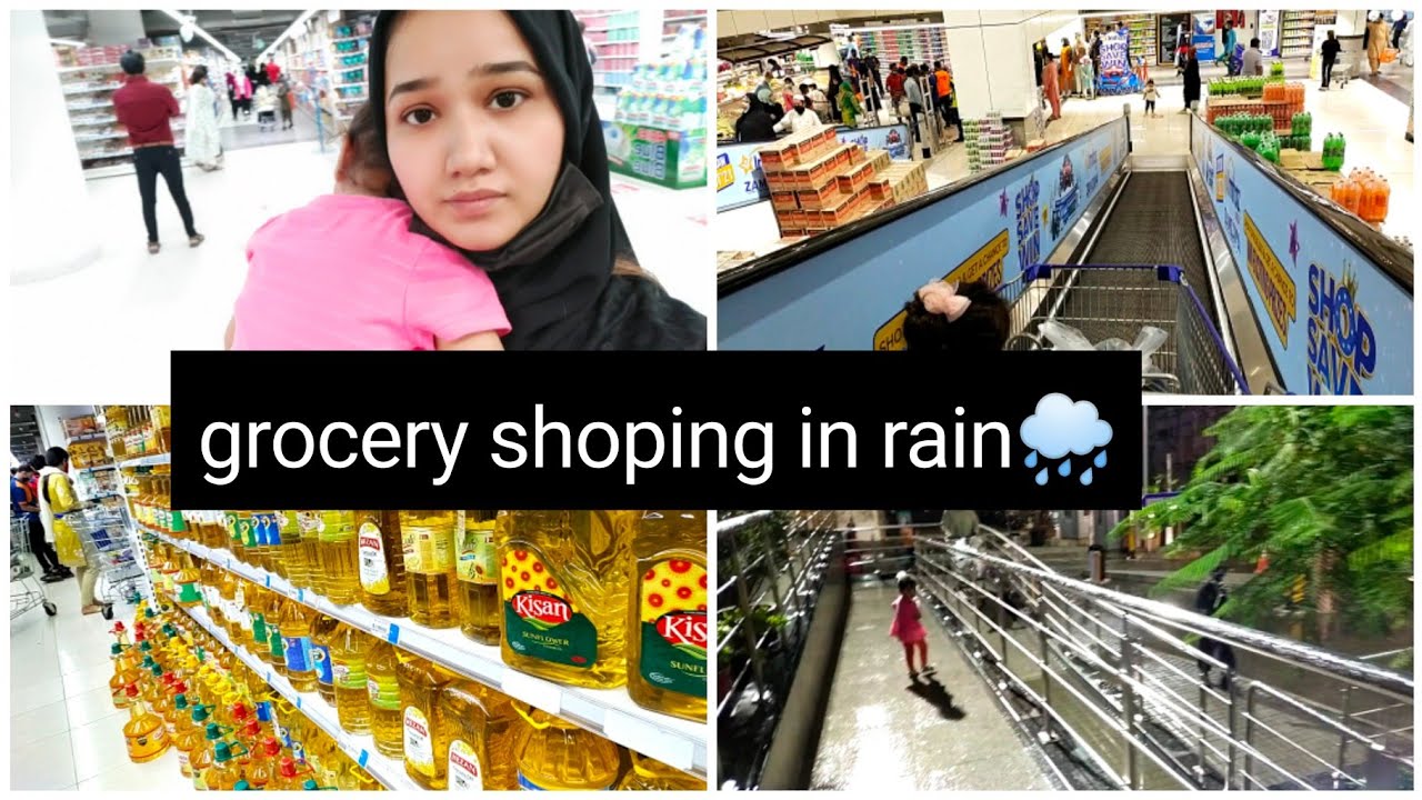 grocery shoping in rain | 1part |grocery shoping vlog beautyful weather ...