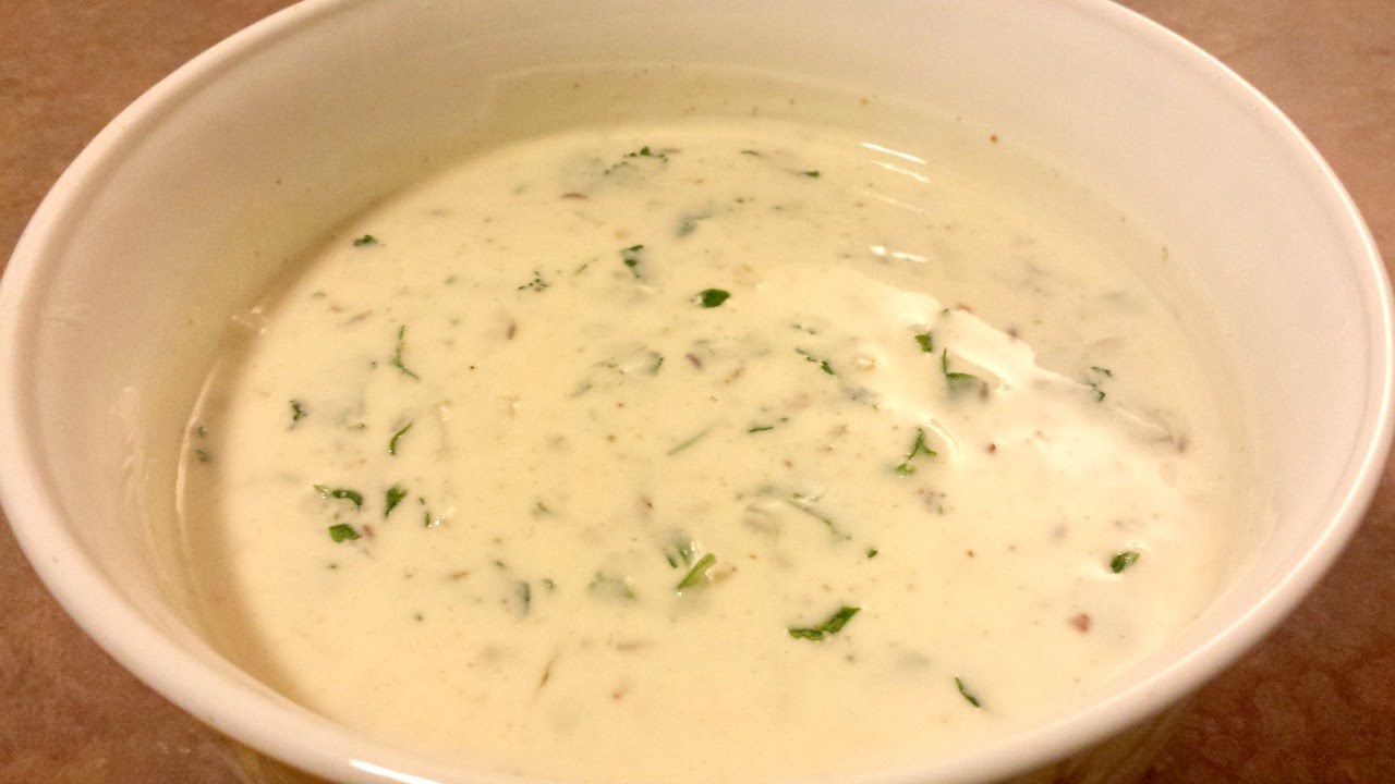 Simple Raita Recipe - YouTube