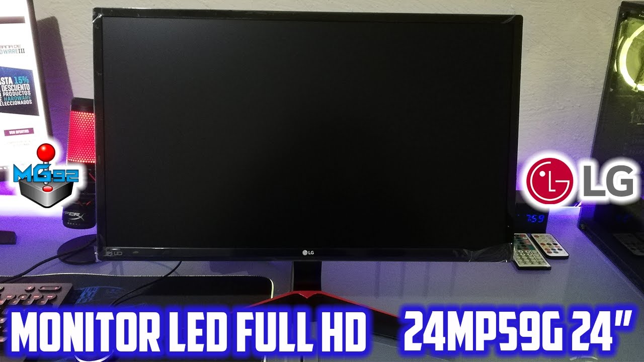 Monitor Gamer LG 24MP59G LED 23.8'' Full HD 75Hz AMD FreeSync 1 ms ...