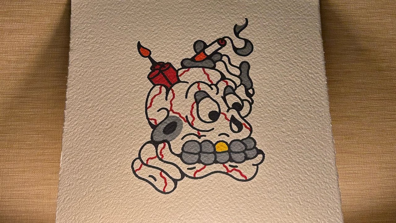 Drawing & Sketching 13 - Destructive Thoughts - YouTube