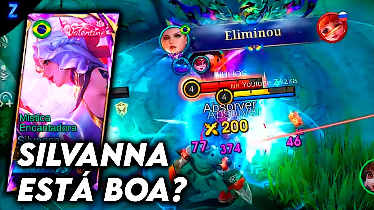 SILVANA SKIN DOS DIA DOS NAMORADOS - SILVANNA GAMEPLAY | Mobile Legends ...