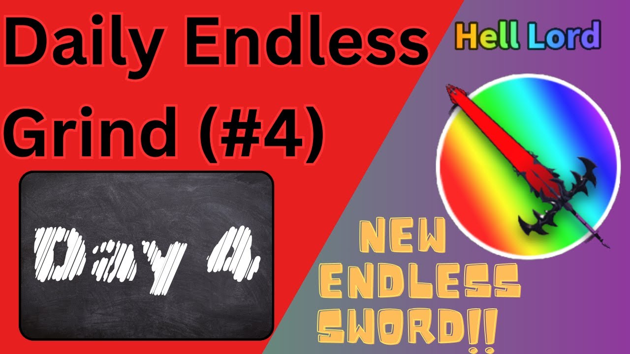 Daily endless + new endless sword (#4) Sword Warriors: Roblox - YouTube