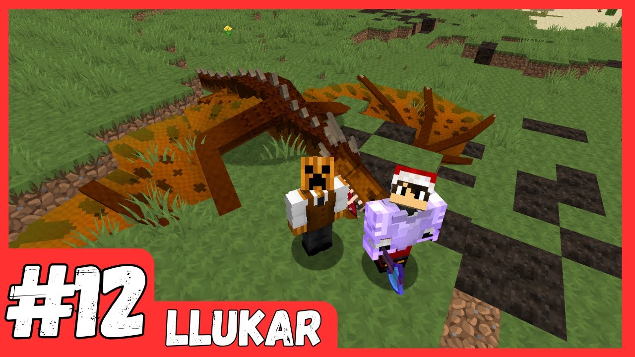 MATAMOS A UN DRAGON Y NOS ATACA UNA SERPUENTE | LLUKAR #12 | MINECRAFT ...