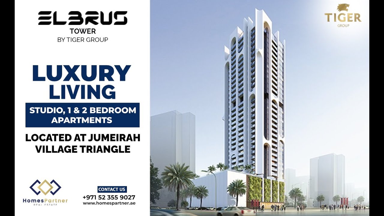 Elbrus Tower - Studios, 1 & 2 BR Apartments at JVT - YouTube