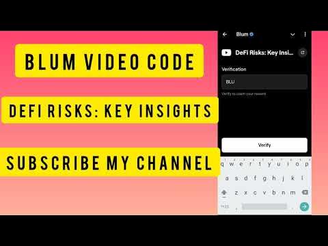 DeFi Risks: Key Insights Blum Video Code | Blum New video Code Defi risks | 30 october blum ...