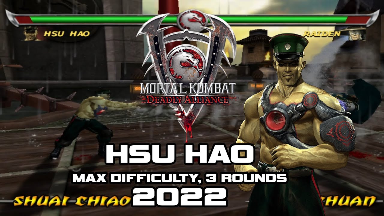 Mortal Kombat Deadly Alliance 2022 (PS2): Hsu Hao on Max, 3 Rounds - YouTube