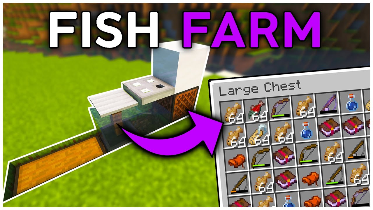 The EASIEST AFK Fishing Farm in Minecraft 1.21 (Tutorial) - YouTube
