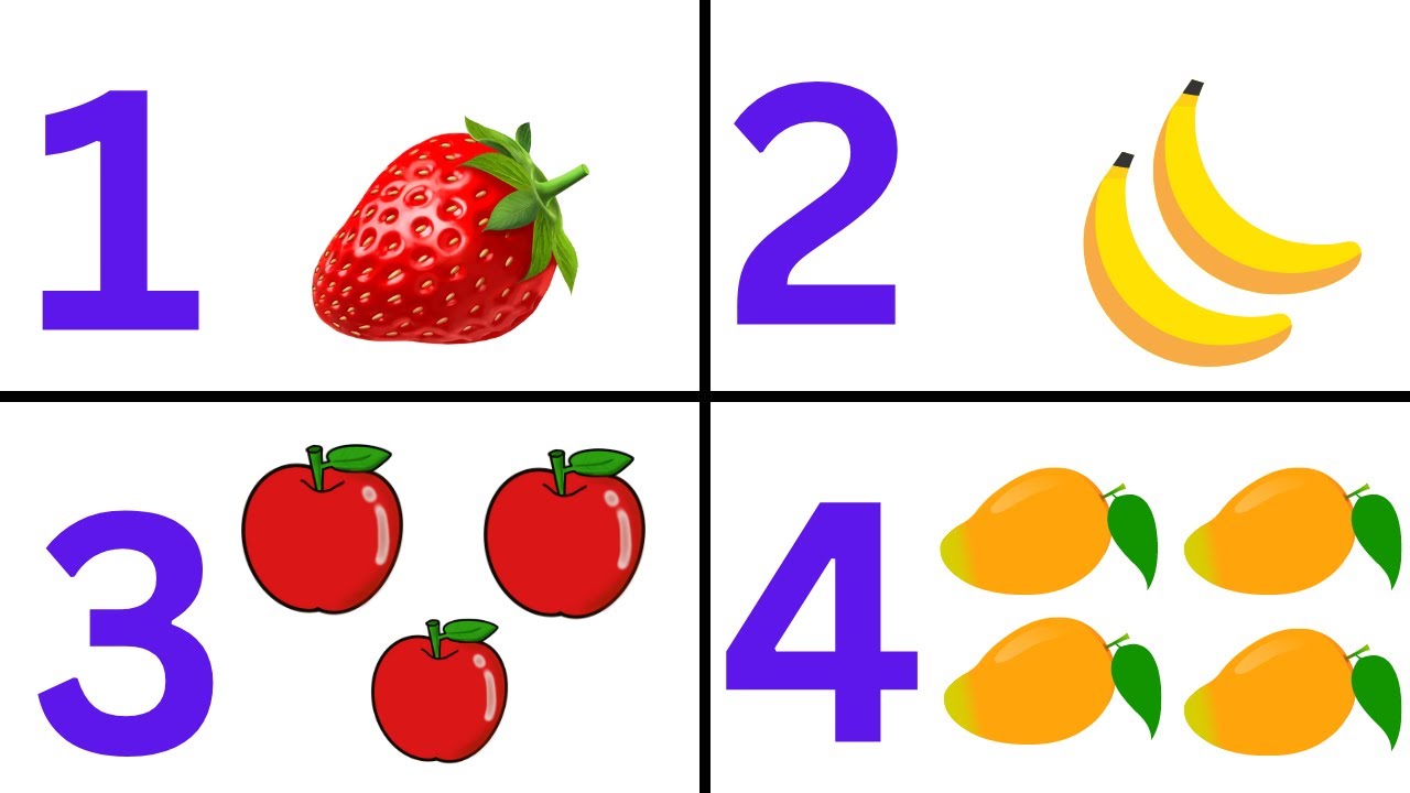 Learn Counting for Kids | 123 | Counting | Rhymes | Number Names ...
