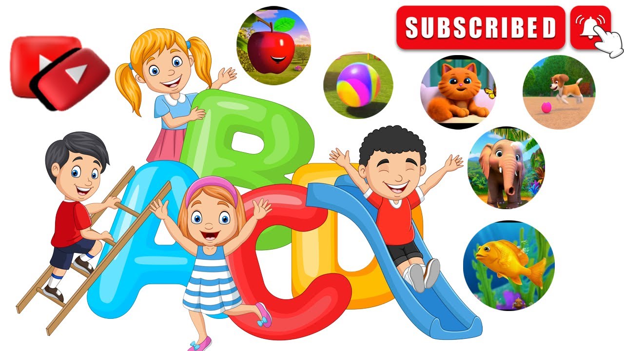ABC ALPHABET | Nursery Rhymes & AB Kids Songs | Kids songs | Version 21 ...