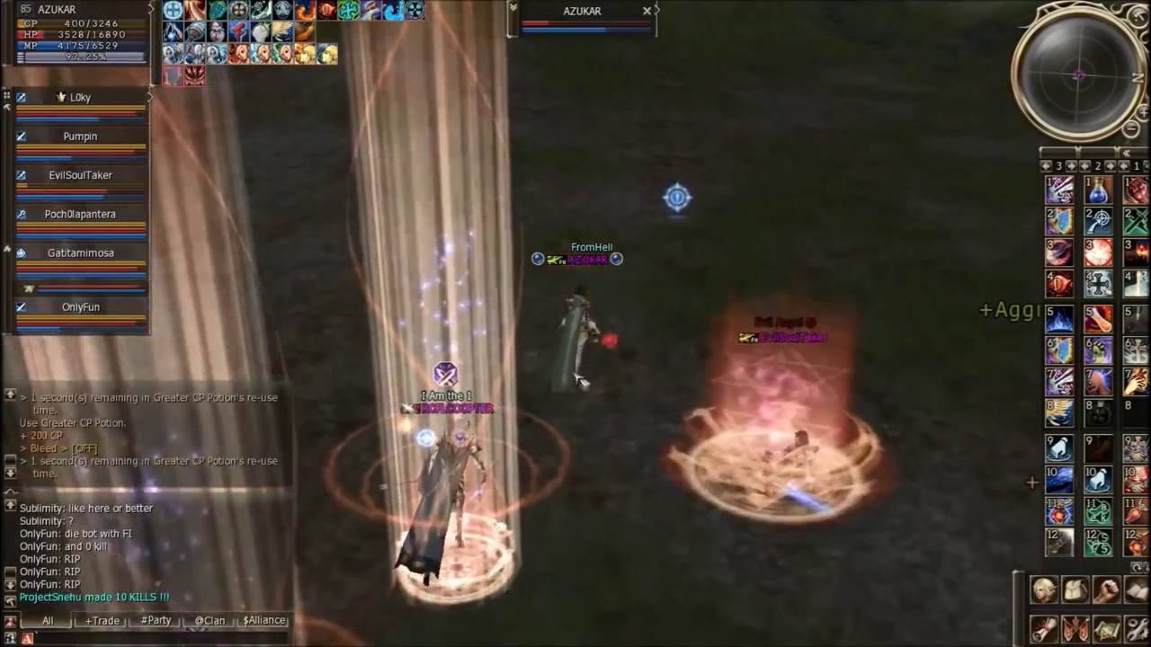 Lineage 2 - Healer PVP (2017) - YouTube