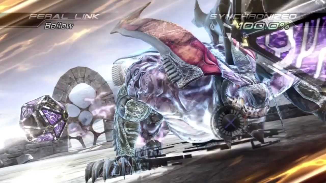 Final Fantasy XIII-2 Monsters: Every Behemoth Feral Link - YouTube