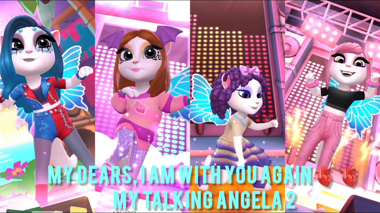 My dears, I am with you again🫀🫀||My Talking Angela 2 - YouTube