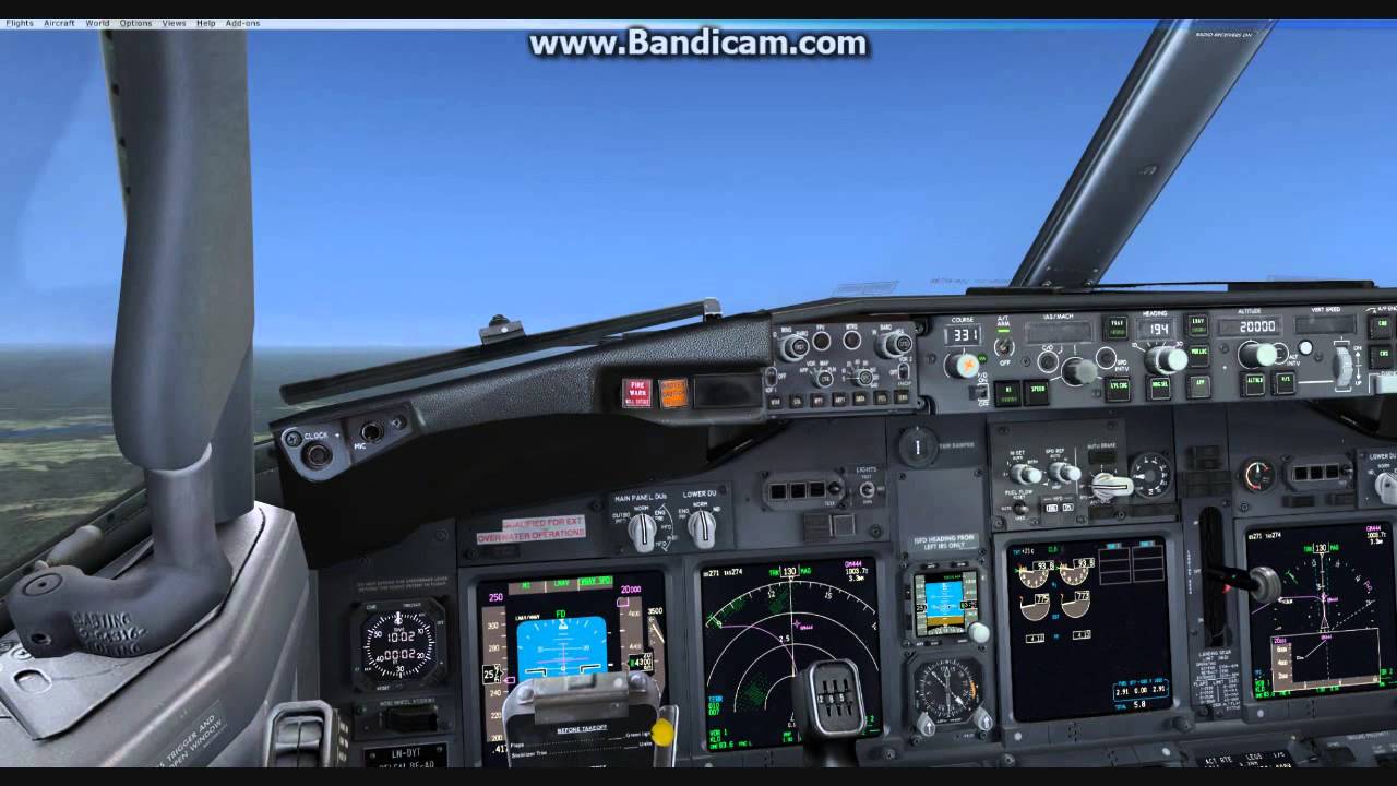 FSX Tutorial flight ENGM to ENEV FS2crew - YouTube