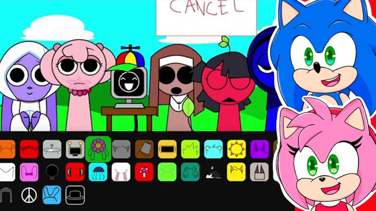 Sonic and Amy watch Sprunki with OC Full Character Breakdown 🌟– All ...