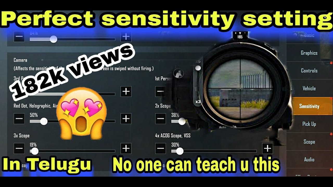 Best sensitivity settings and Game play|| తెలుగు లో || - YouTube