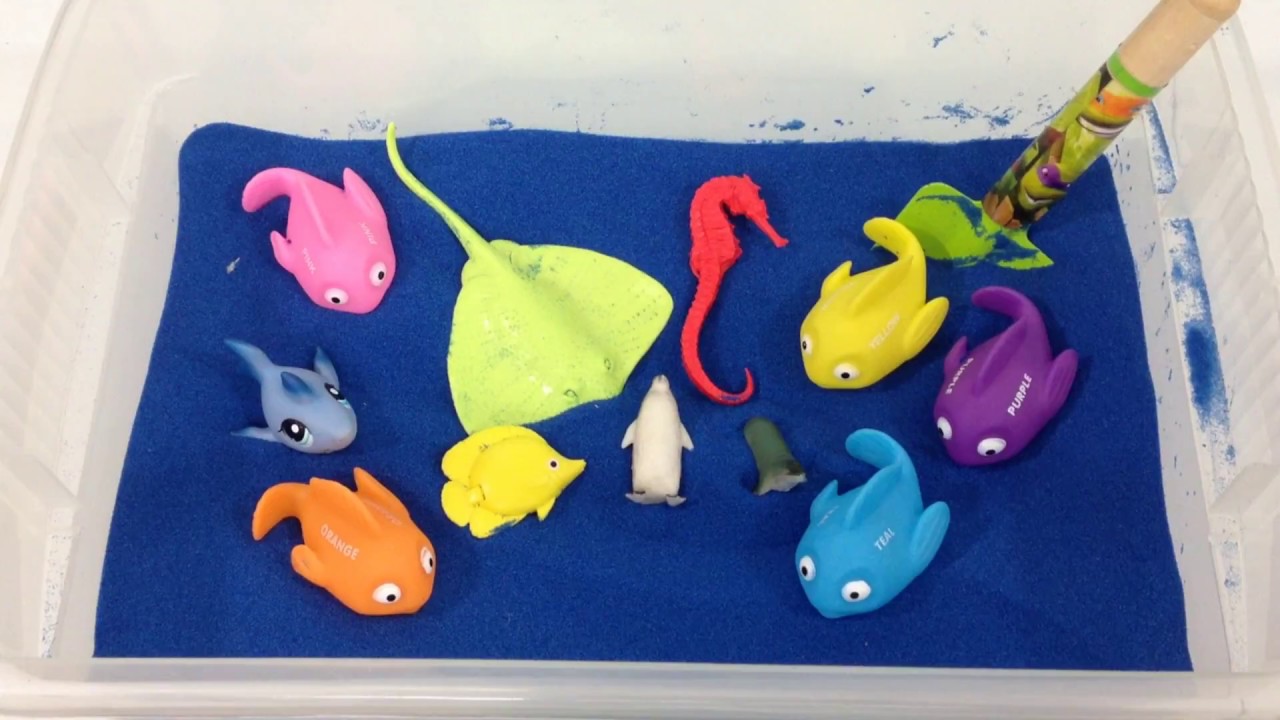 Sea Animals for Children Learn Colors Fun Nursery Rhymes - YouTube