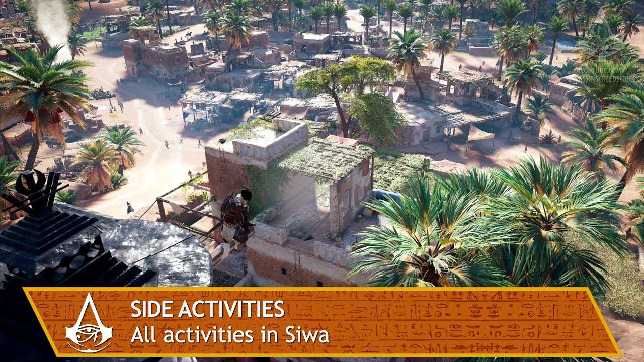 Assassin's Creed Origins - All side activities in Siwa - YouTube
