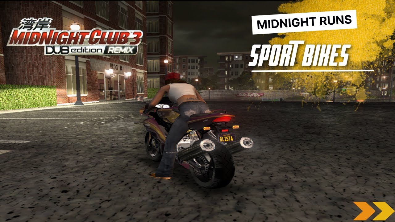 Midnight Runs | Midnight Club 3 - DUB Edition Remix | Sports Bike Races ...