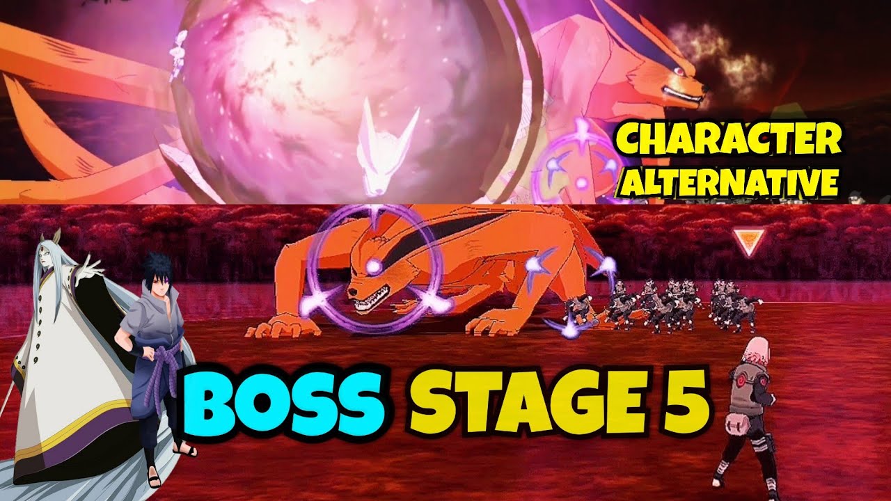 STAGE 5 KURAMA: Sasuke Rinnegan/Kaguya/Sakura • ALL OUT MISSION ...