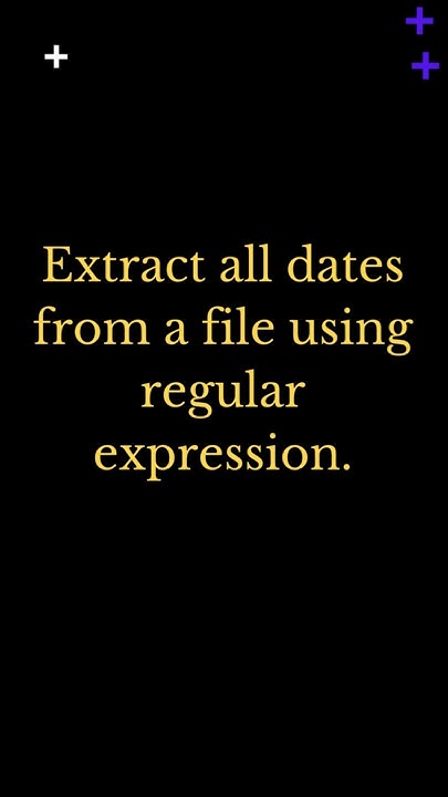 Extract Dates From File Using Regex Expressioncoding Learnpython Youtube