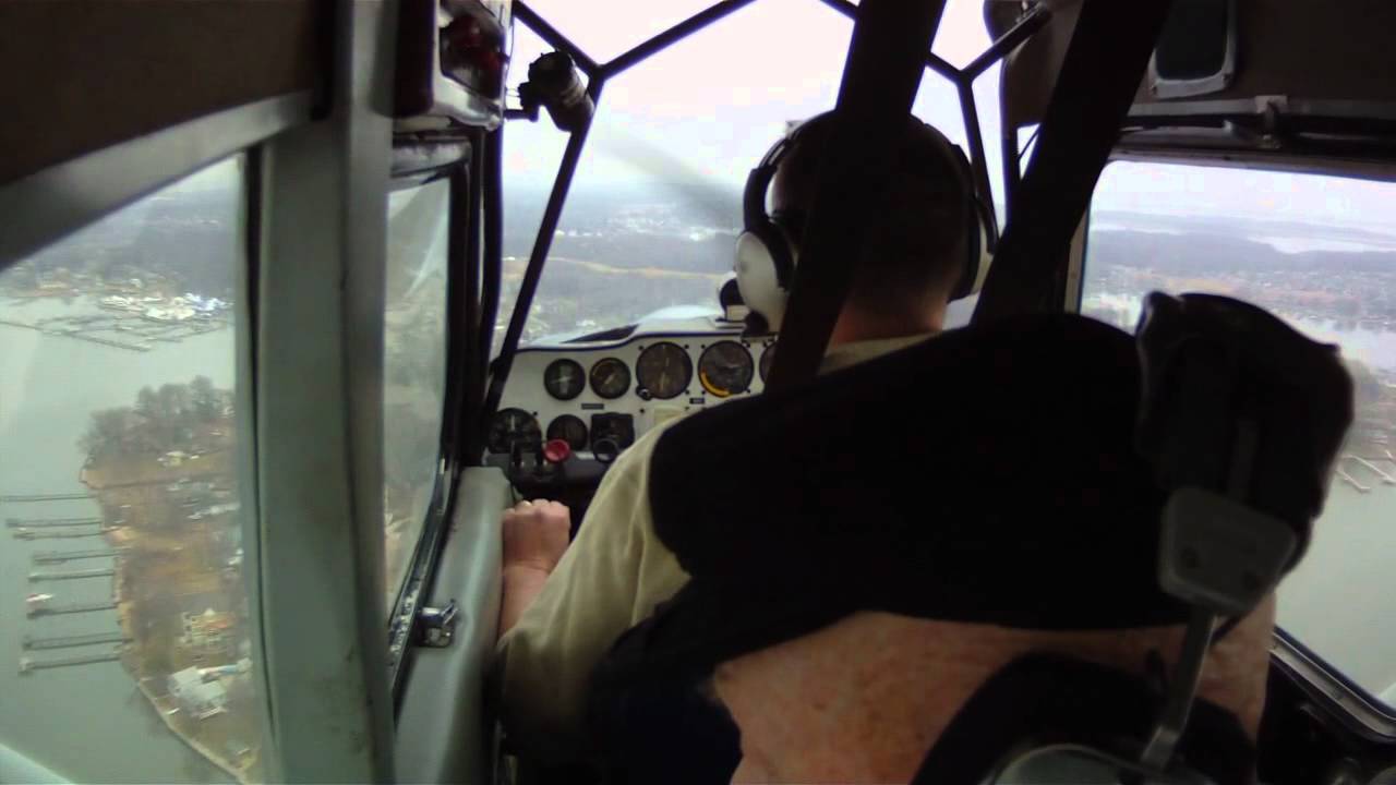 Tailwheel Training - Simple Landing and Crosswind Takeoff - YouTube