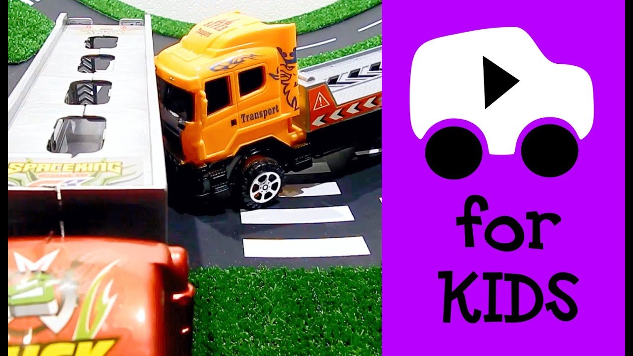 Toy Car Crash Simulation Toys Video for Kids - YouTube