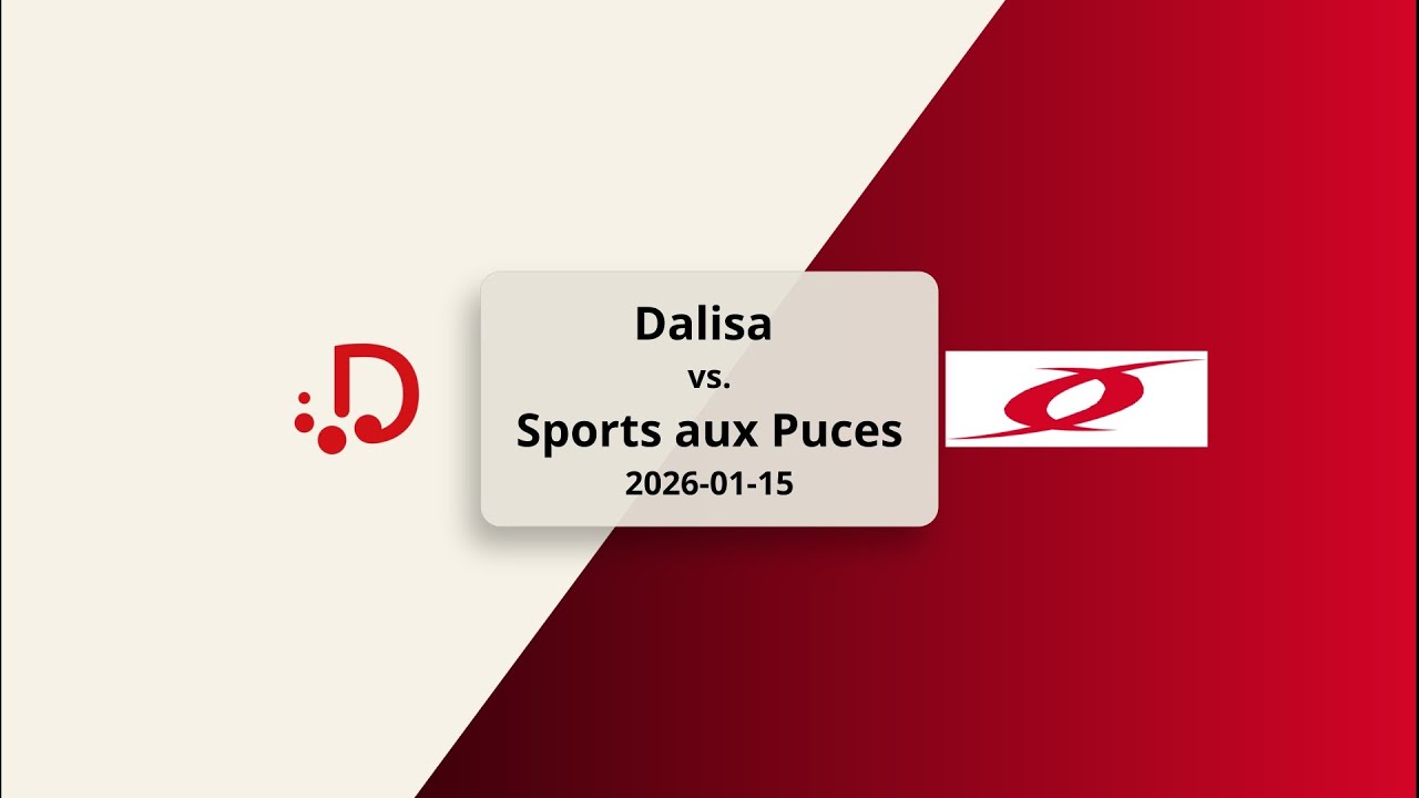 Dalisa vs Sports aux Puces 2026-01-15 | LHDRS E+ - YouTube