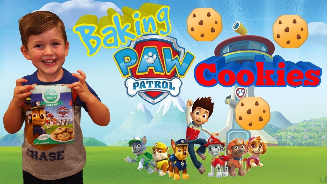 Baking Paw Patrol Cookies | Aussie Family Fun - YouTube