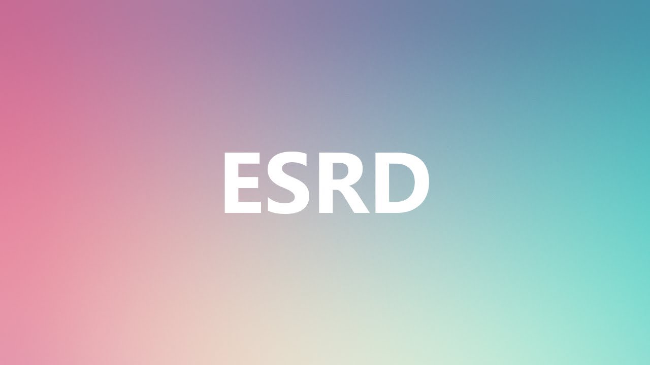 ESRD - Medical Meaning and Pronunciation - YouTube
