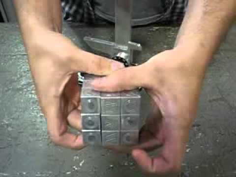 Machine Tool Technology Rubik's Cube Project - YouTube