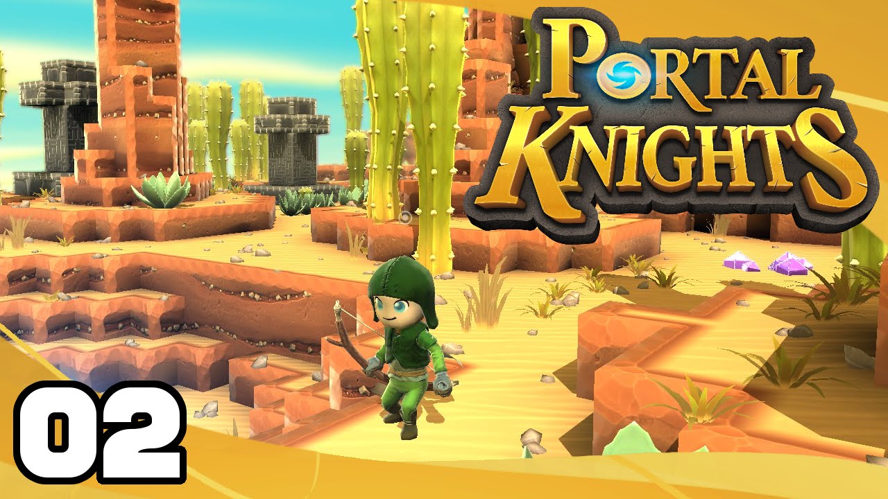 Portal Knights - Ep. 2: Desert Island! | Let's Play Portal Knights ...