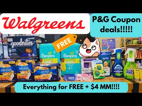 WALGREENS COUPONING HAUL! AMAZING WEEK OF DEALS! P&G COUPON! LEARN TO ...