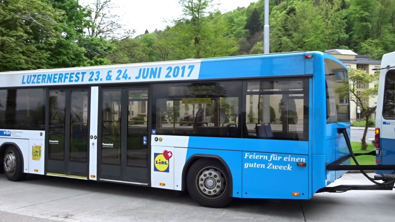 VBL Trolleybus 262 Trailer 312 - YouTube