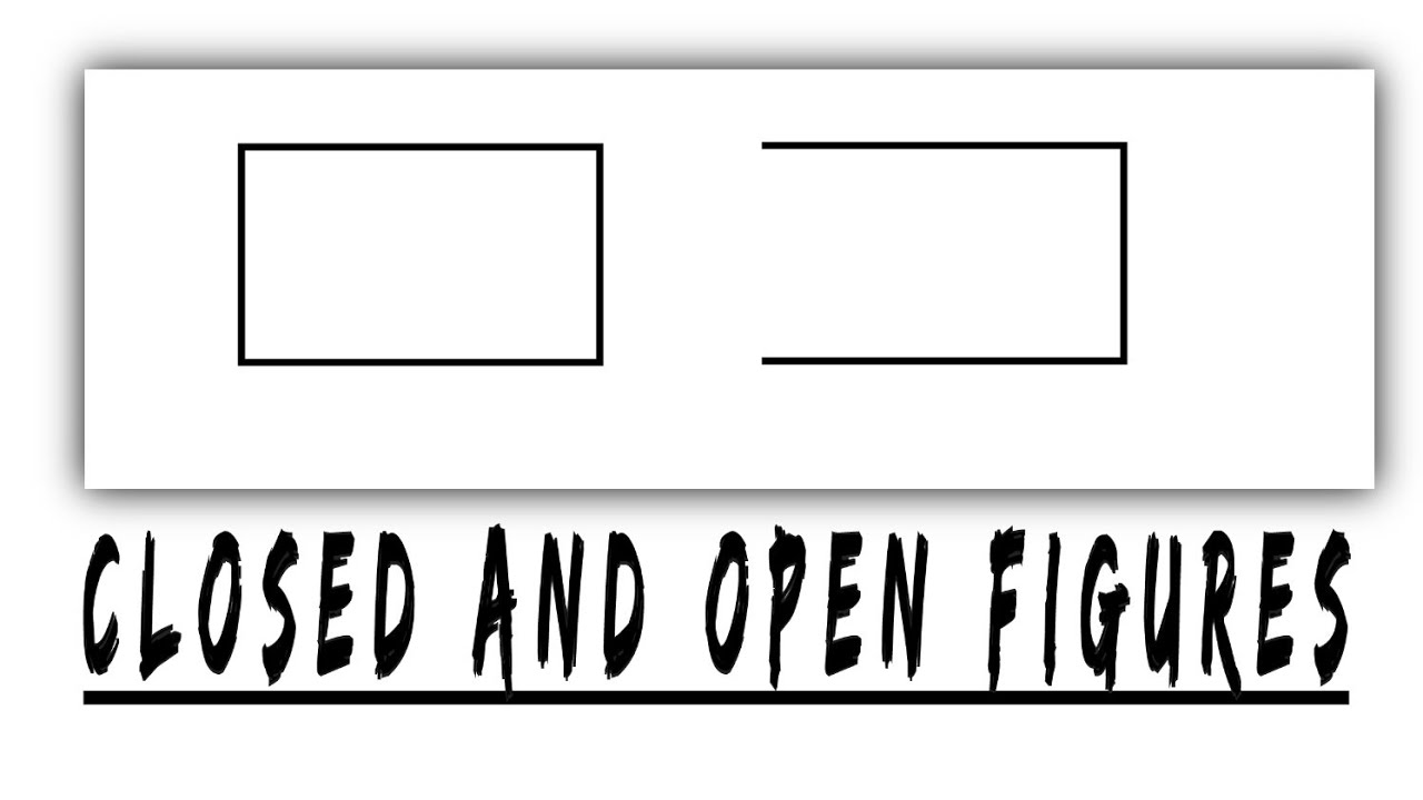 Shapes - Closed and Open Figures - YouTube