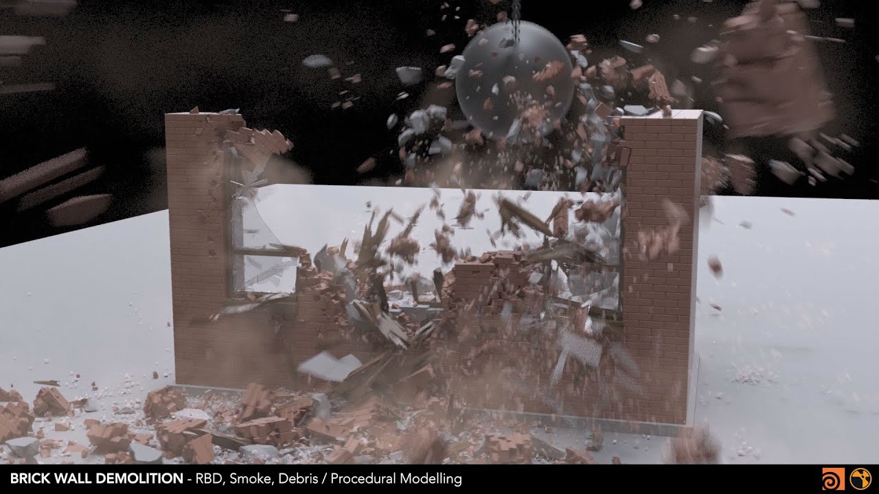 Brick Wall Demolition FX - YouTube