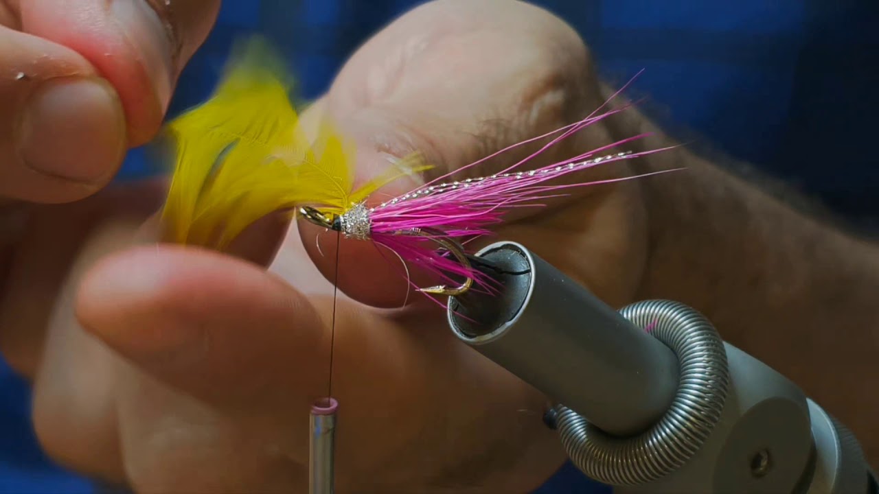 pink and yellow pot belly pig salmon fly - YouTube