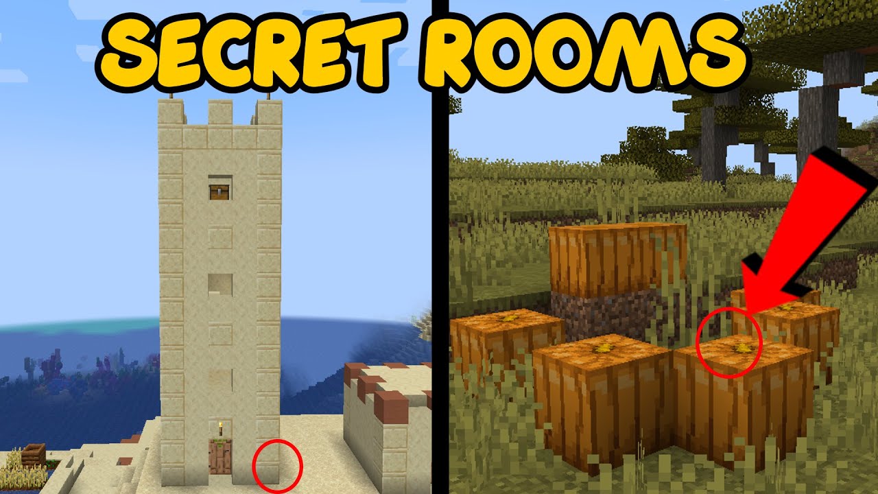 Rarest secret rooms in minecraft #10 - YouTube