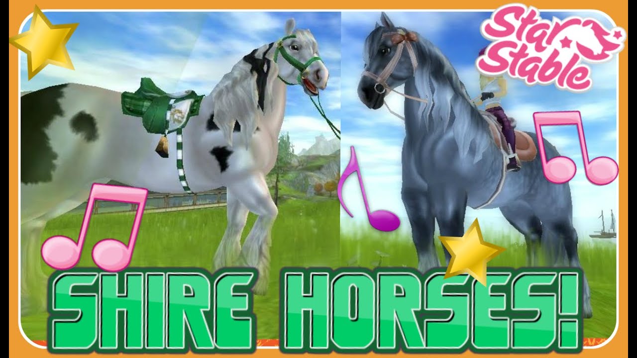 Star Stable Online: Shire Horses ~Music Video~ - YouTube