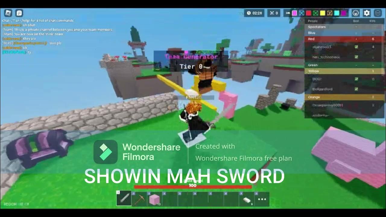Evelynn Roblox Bedwars Gameplay Youtube