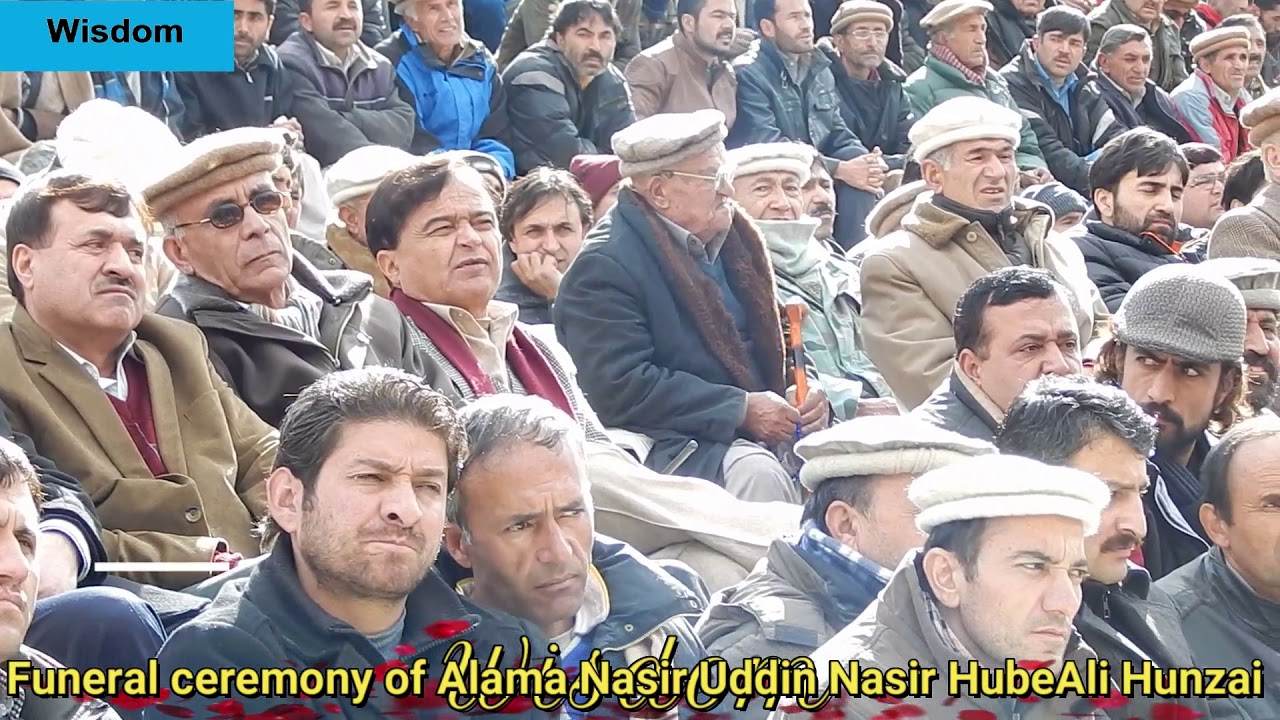 Funeral ceremony of Allama Nasir Uddin Nasir Hunzai - YouTube