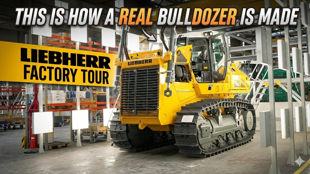 This Is How a REAL Bulldozer Is Made (Liebherr Factory Tour) 🔥 - YouTube