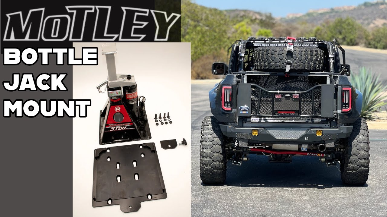 BOTTLE JACK MOUNT BY MOTLEY INDUSTRIES | The Bronco Adventures - YouTube
