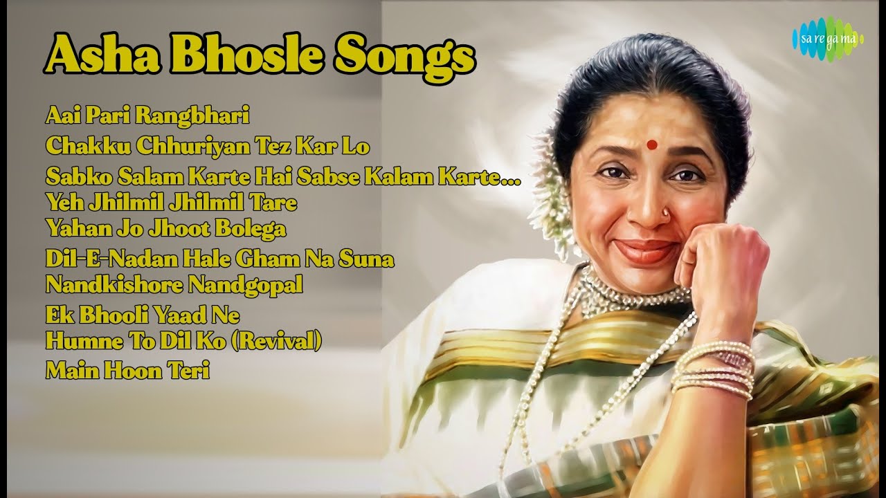 Asha Bhosle's 1950's-1980's Hits | Asha Bhosle Songs | Aai Pari ...