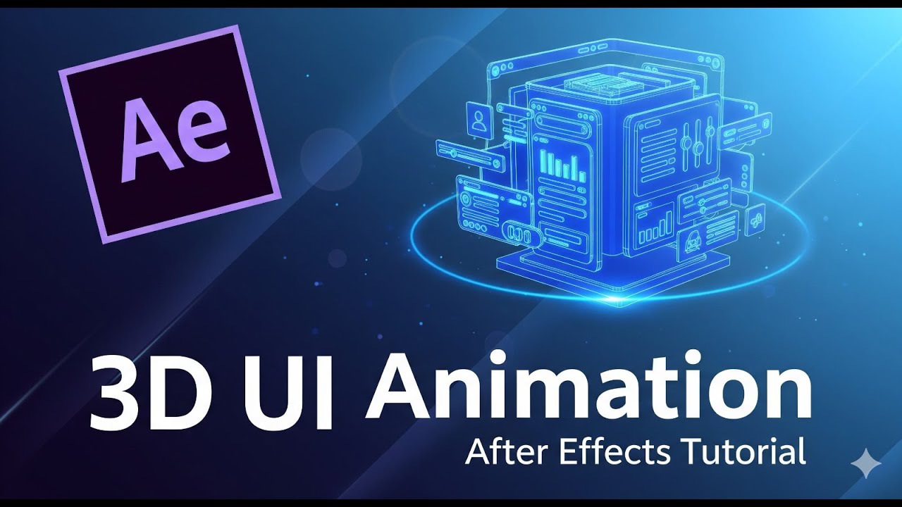 From 2D to 3D: After Effects UI Animation Breakthrough - YouTube
