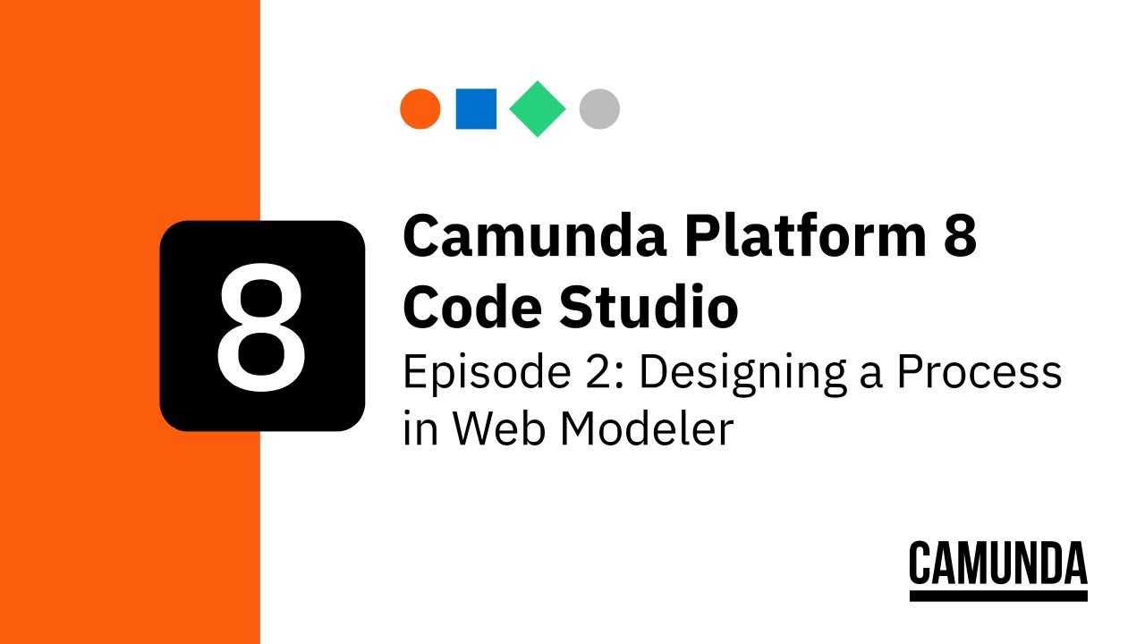 Camunda Platform 8 Code Studio, Episode 2: Designing a Process in Web Modeler - YouTube