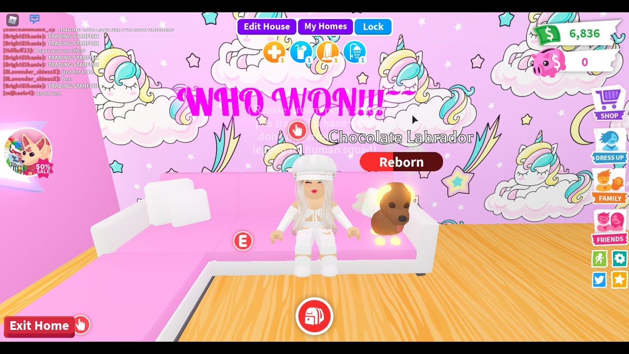 Announcing the giveaway Winners!!in Adopt me ( Roblox ) - YouTube