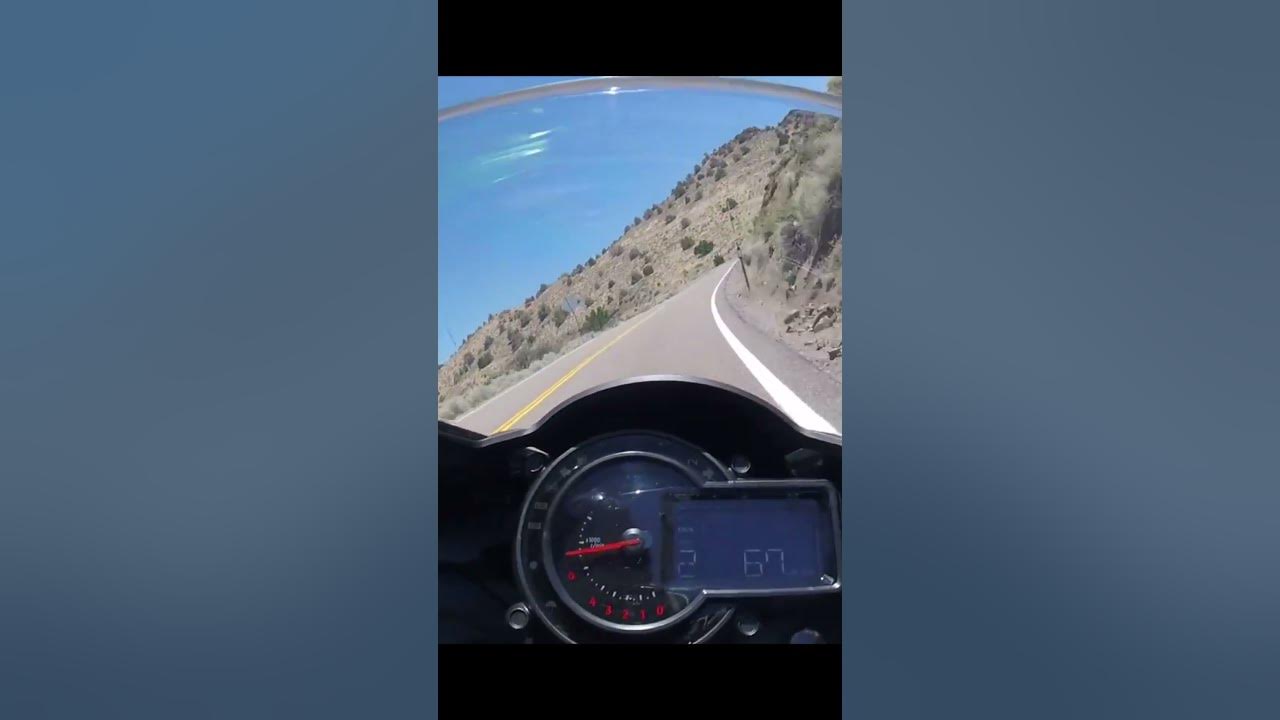 HOW FAST?? Short Straight on a motorcycle at high altitude in MPH - YouTube
