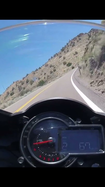 HOW FAST?? Short Straight on a motorcycle at high altitude in MPH - YouTube